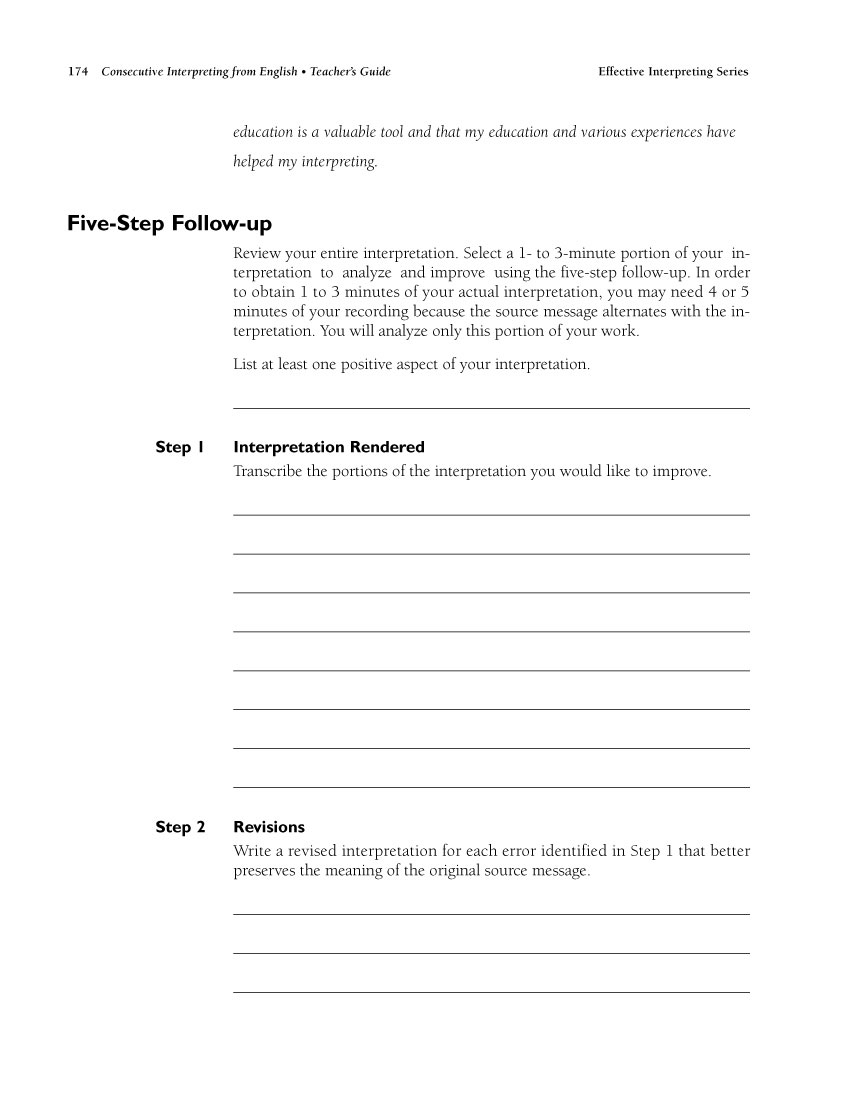 The Effective Interpreting Series: Consecutive Interpreting from ...