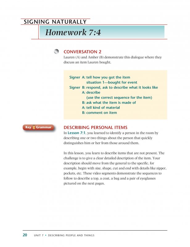 Signing Naturally Units 7-12 Student Set - Dawn Sign Press